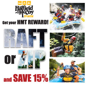 Raft Ride Dummy Ad » Hatfield-McCoy Trails